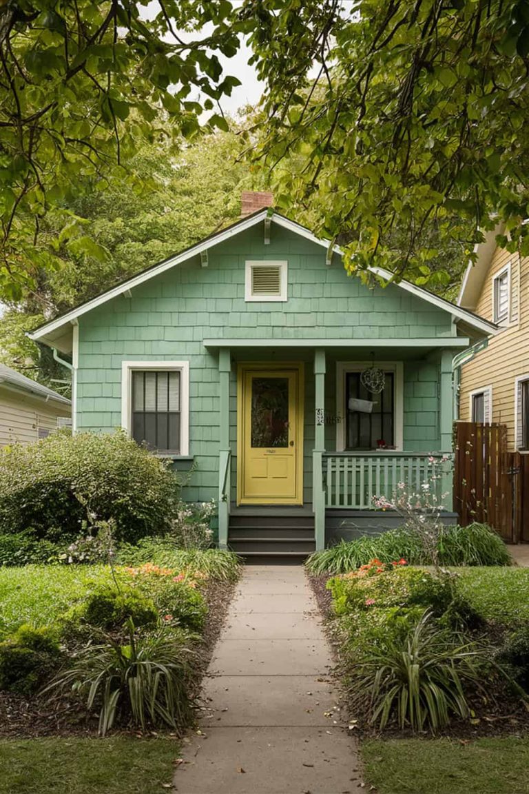 32 Green Home Exterior Ideas For Inspirations - Homenish