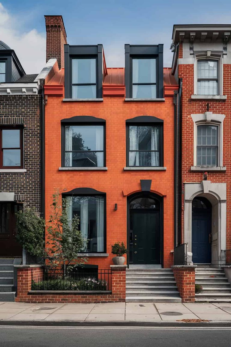 34 Orange Brick House Ideas