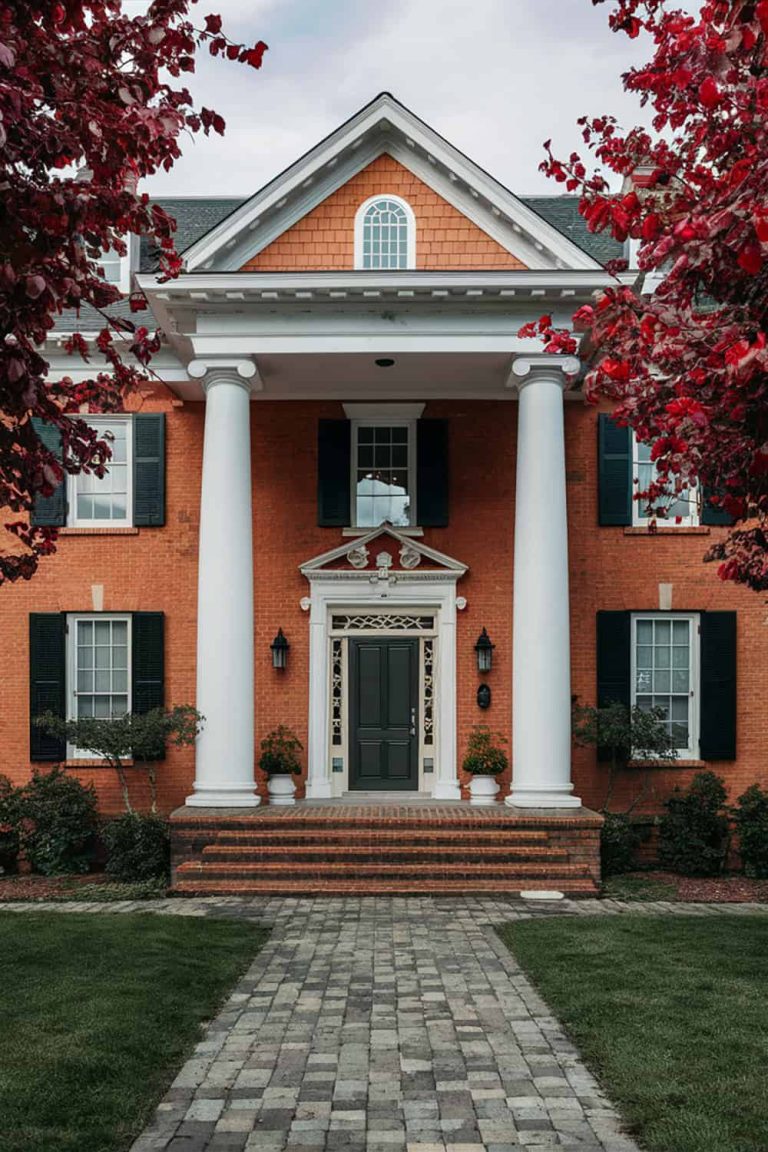 34 Orange Brick House Ideas
