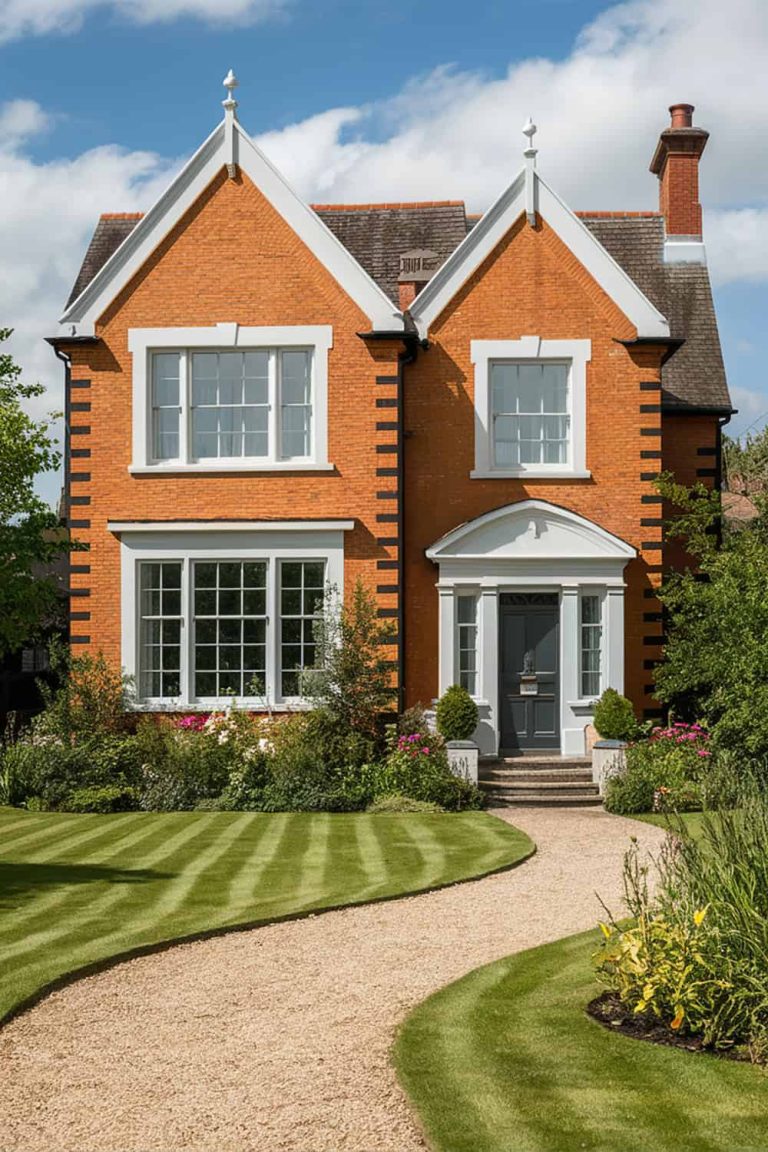 34 Orange Brick House Ideas