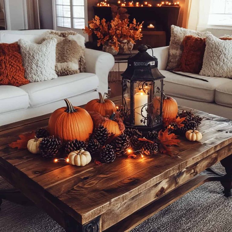 32 Fall Decor Ideas For the Living Room