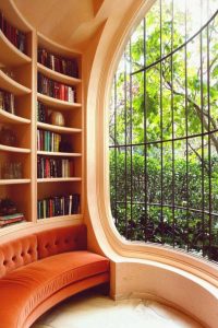 30 Ideas for Bookshelves Around Windows