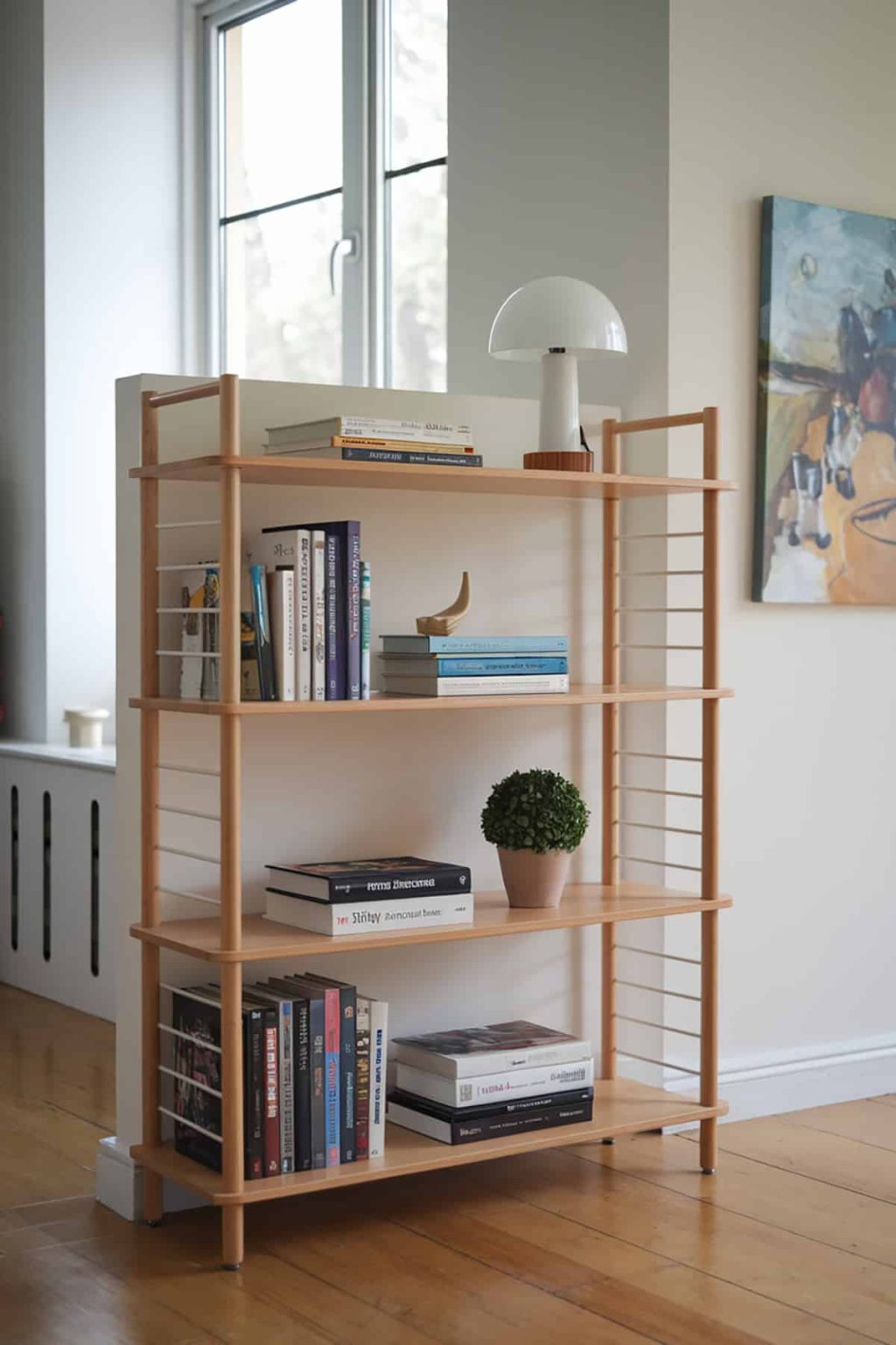 30 Ideas for Bookshelves Around Windows