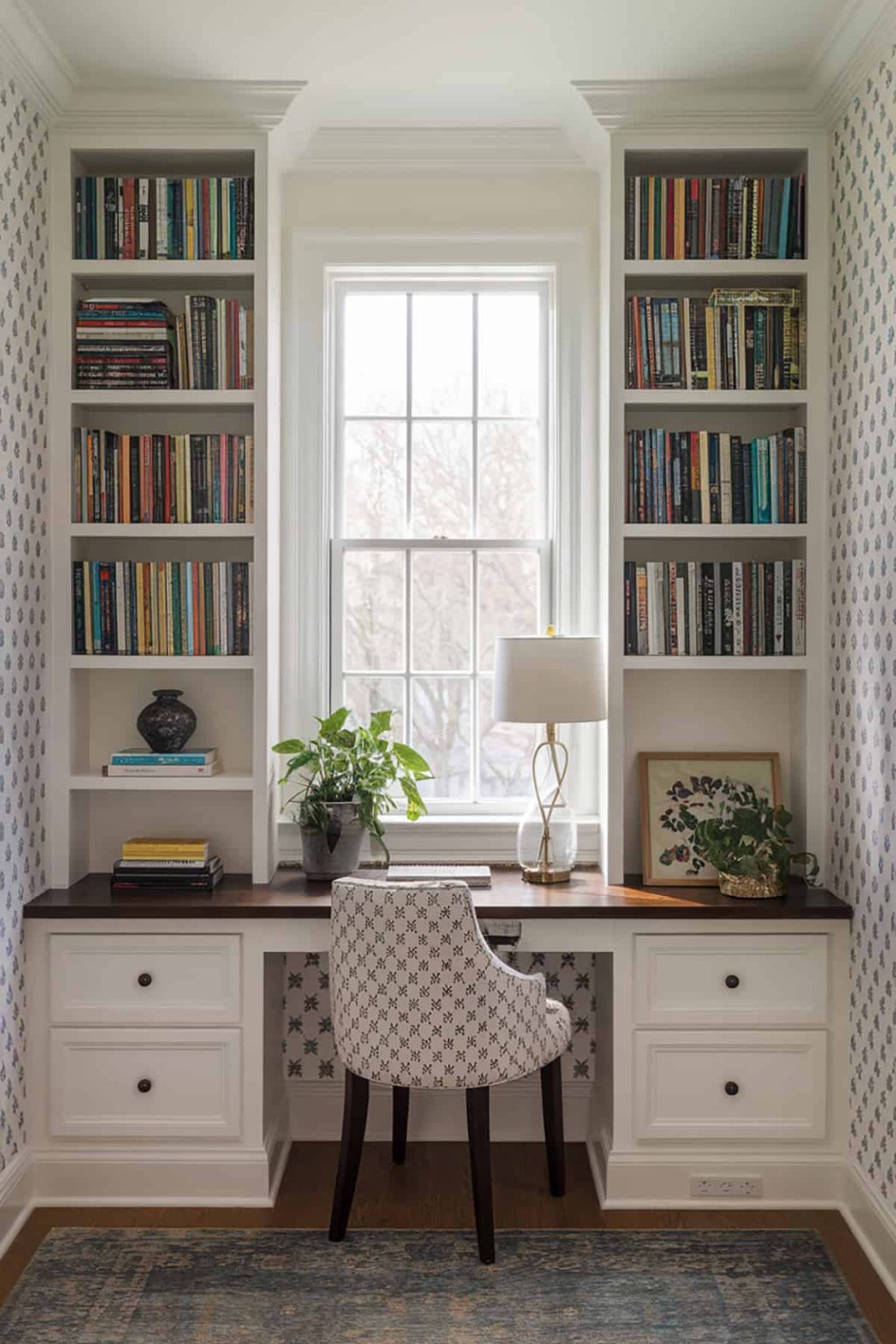30 Ideas for Bookshelves Around Windows