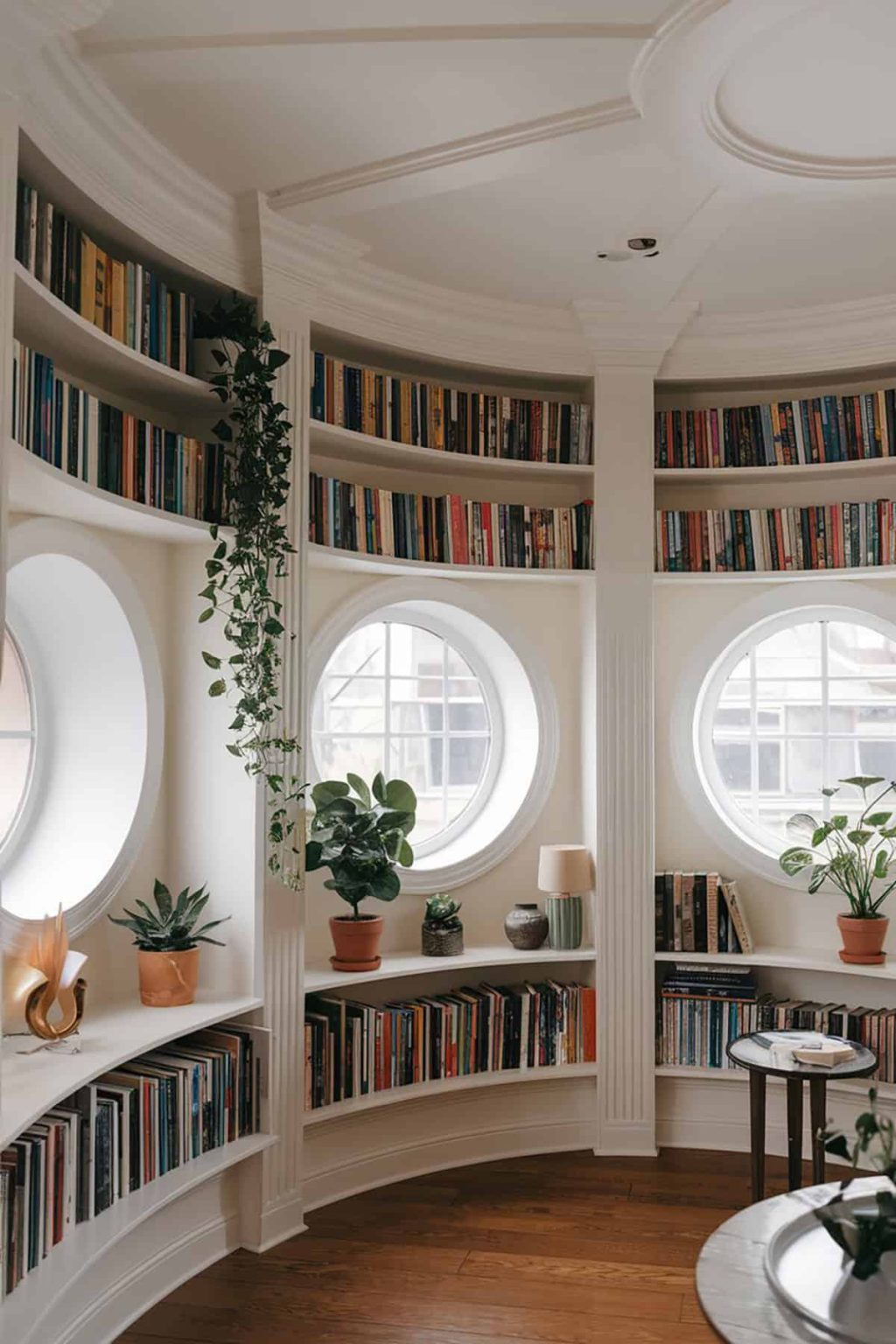 30 Ideas for Bookshelves Around Windows