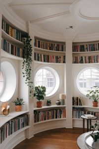 30 Ideas for Bookshelves Around Windows