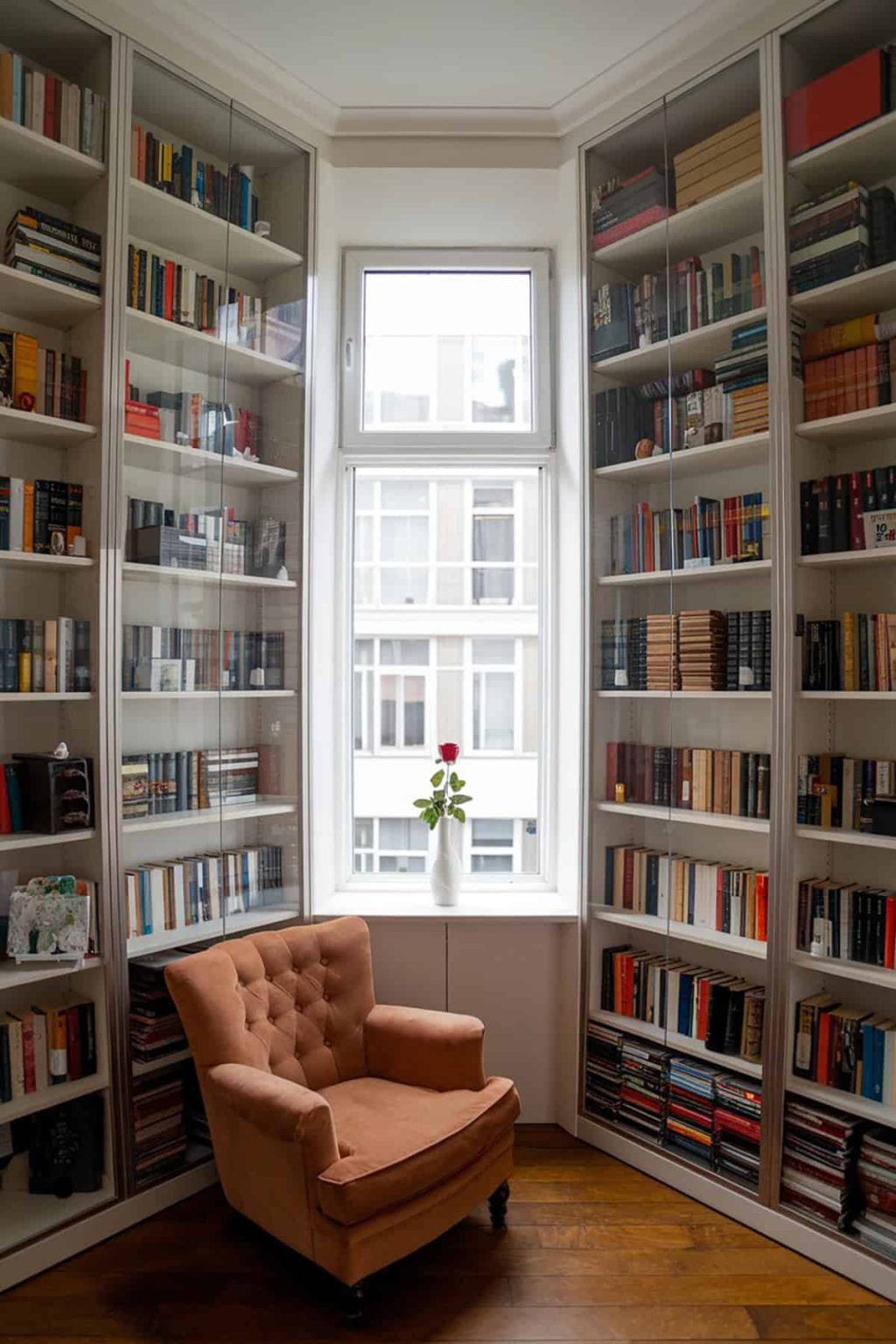 30 Ideas for Bookshelves Around Windows