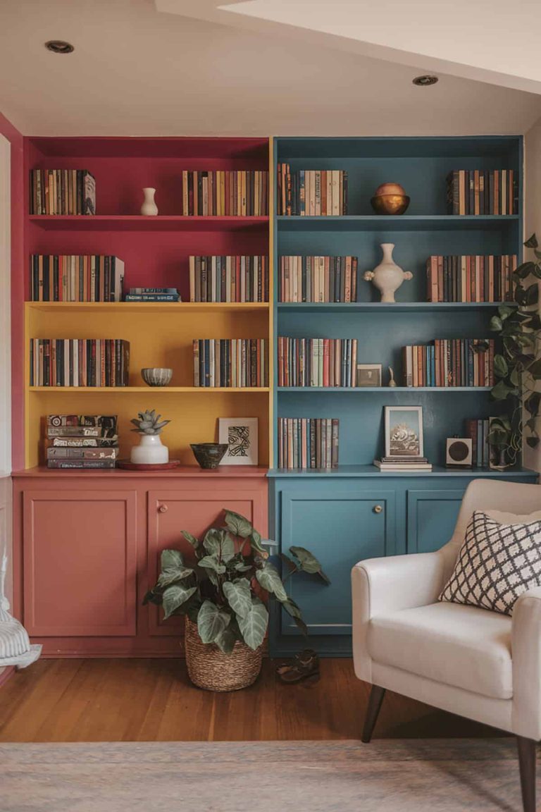 29 Colorful Bookshelf Ideas For Inspirations - Homenish