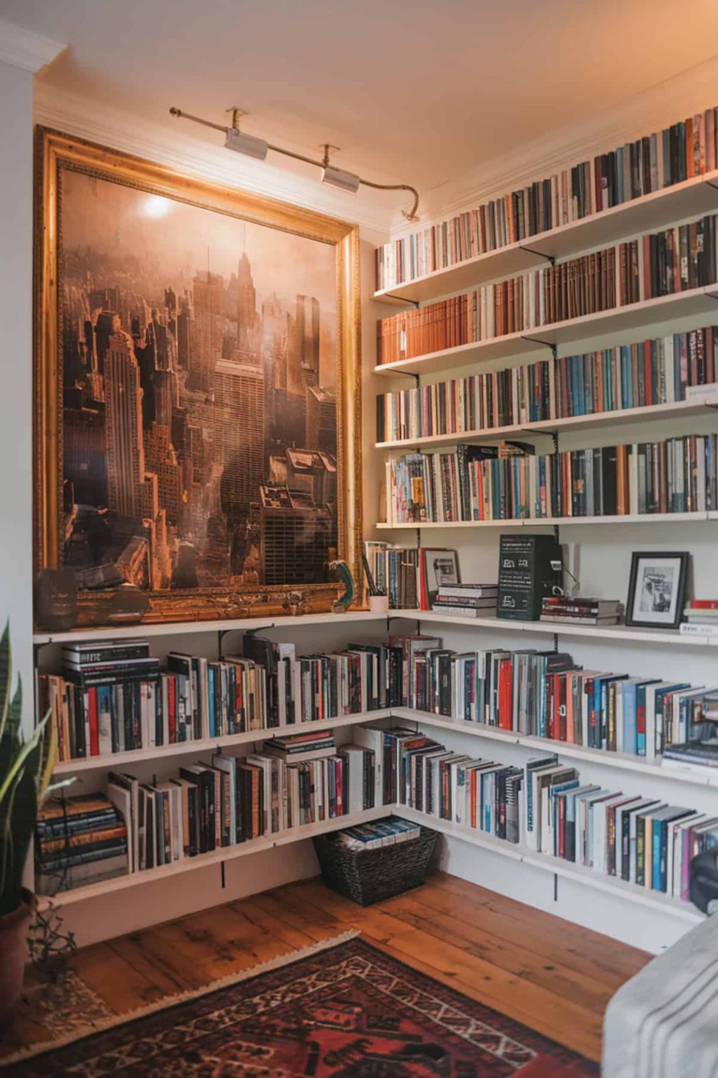 30 Inspiring Corner Bookshelf Ideas