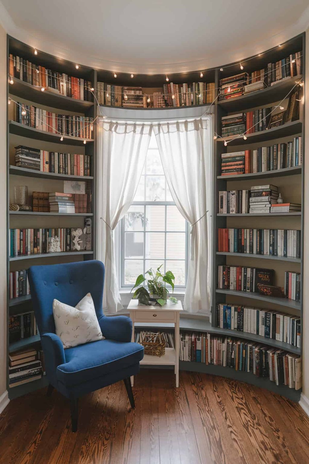 30 Creative Under Window Bookshelf Ideas
