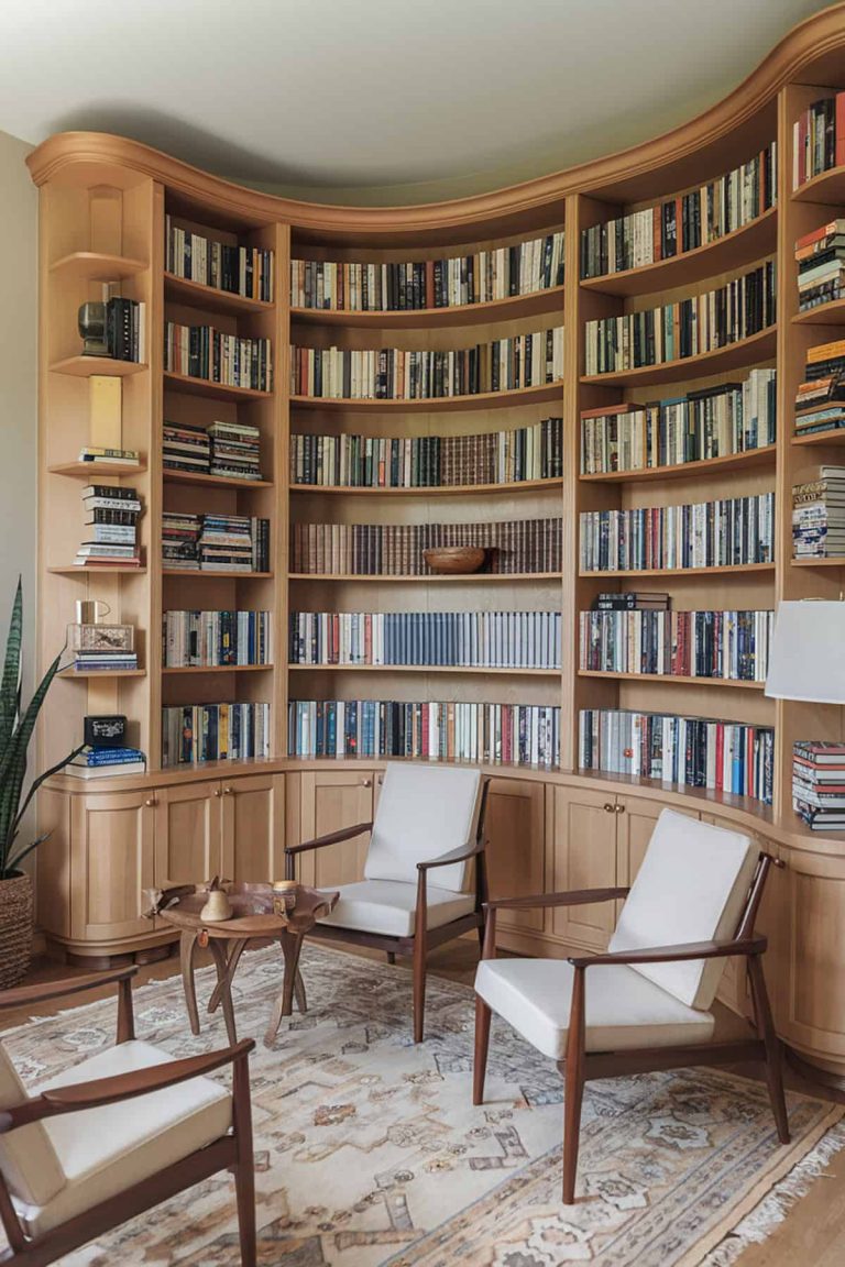 30 Inspiring Corner Bookshelf Ideas - Homenish