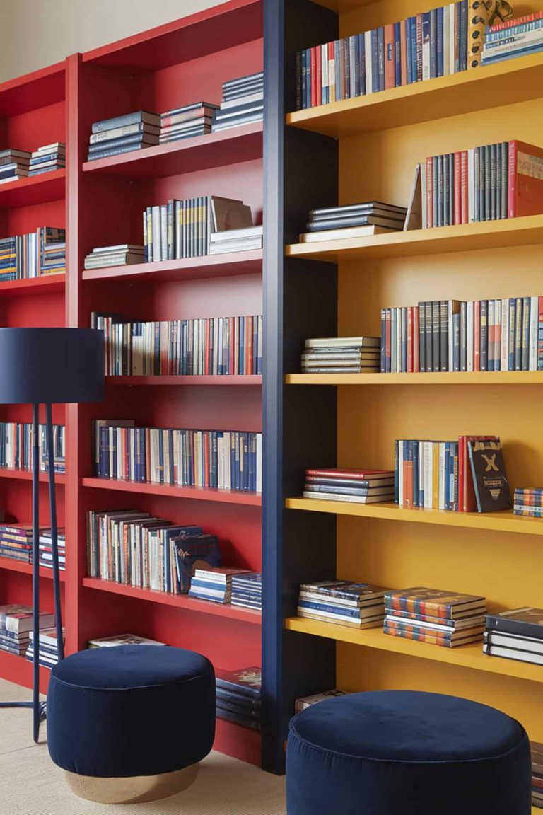 29 Colorful Bookshelf Ideas For Inspirations - Homenish