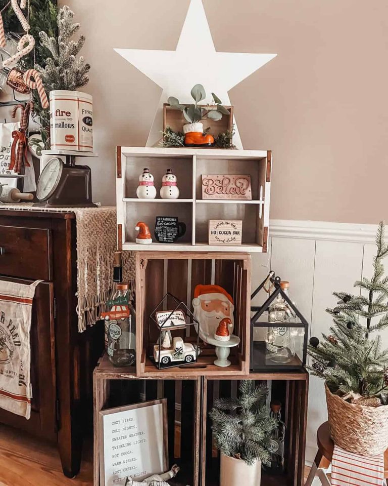 42 Clever Wooden Crate Shelf Ideas
