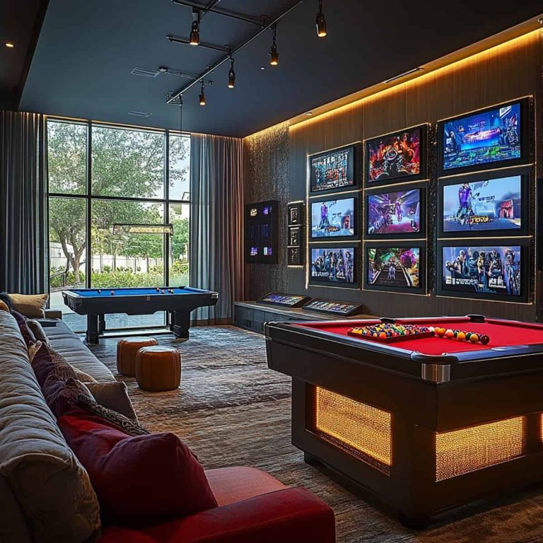 47 Cool Game Room Ideas You'll Want to Try