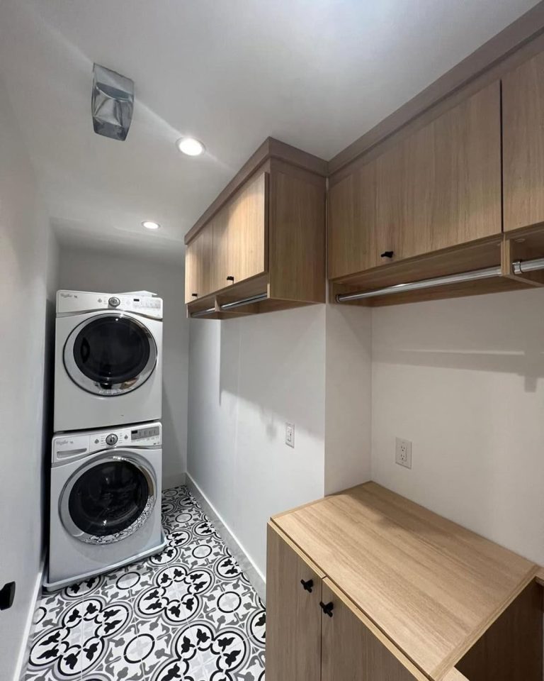41 Inspiring Stacked Laundry Room Ideas to Organize Your Space