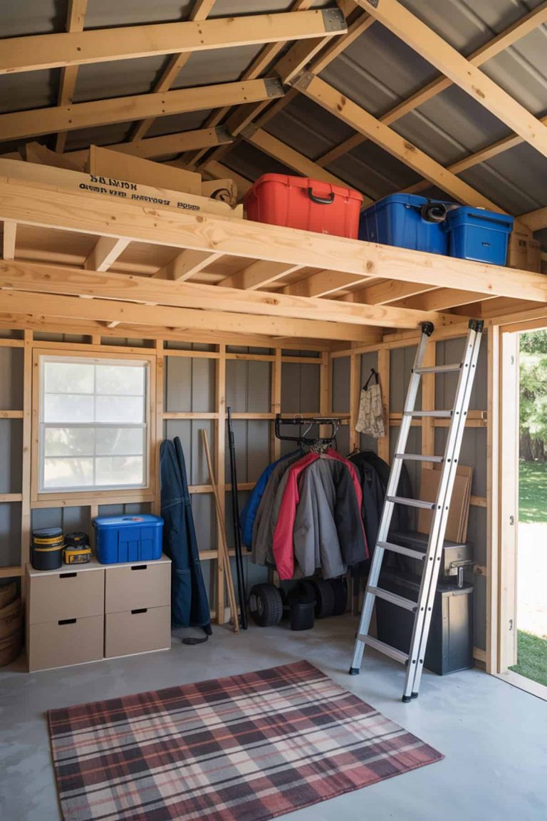 42 Easy & Funtional Shed Organization Ideas
