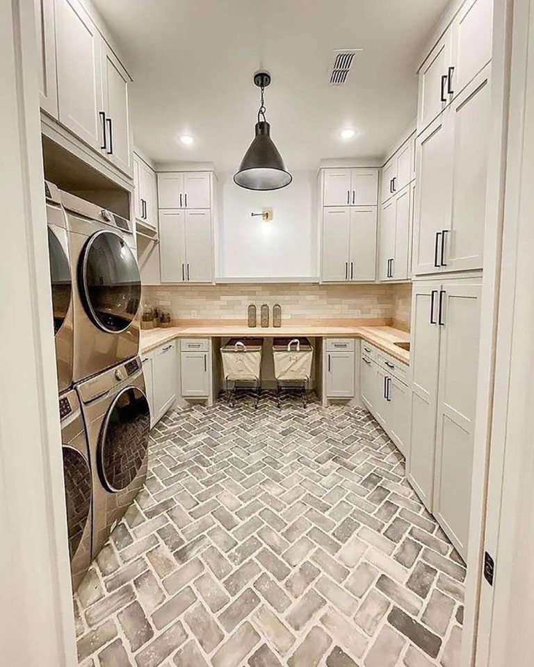 41 Inspiring Stacked Laundry Room Ideas to Organize Your Space