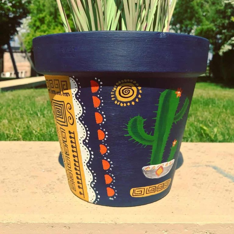 44 DIY Painted Flower Pot Ideas Anyone Can Try