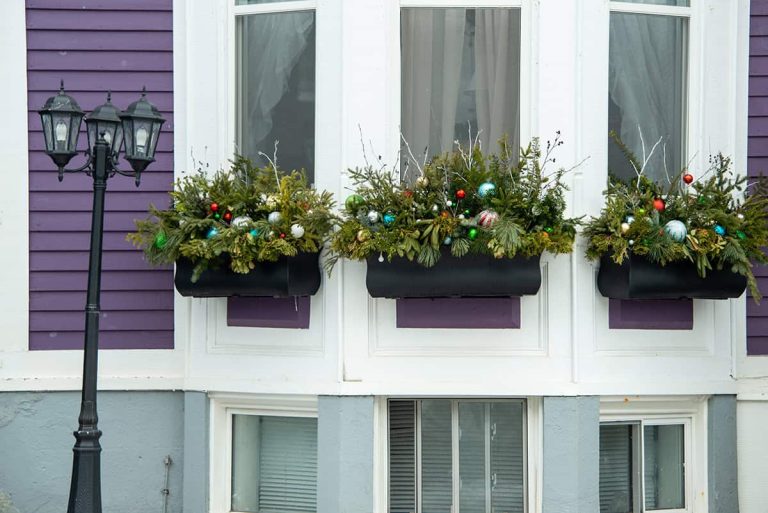 24 Prettiest Christmas Window Box Ideas You’ll See This Season