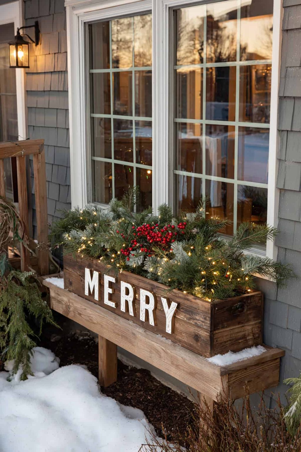 24 Prettiest Christmas Window Box Ideas You’ll See This Season