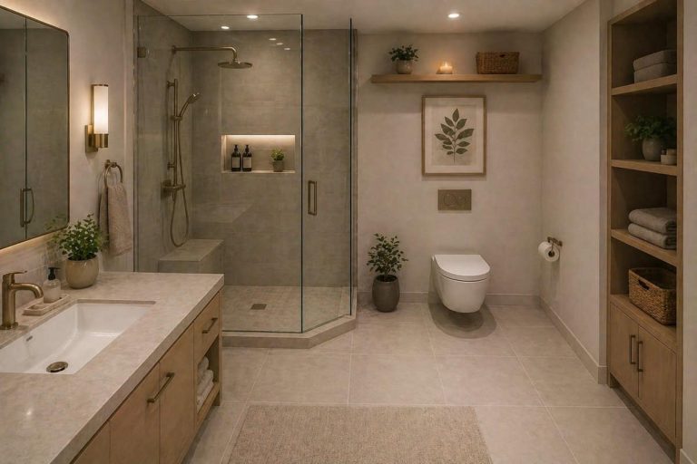14 Well-Planned Square Bathroom Layouts